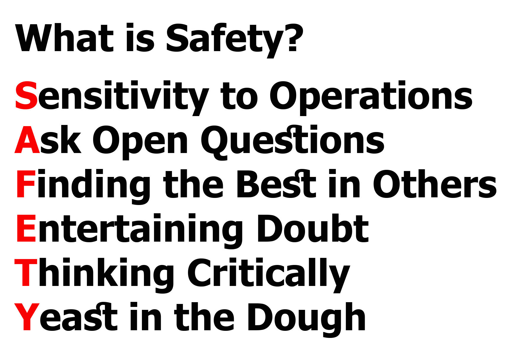 What is Safety? – The Safety Pulse